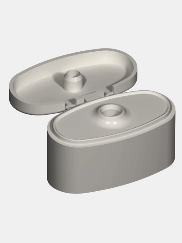 Flat Oval FTC Cap ( Small ) – MAHIKA PACKAGING